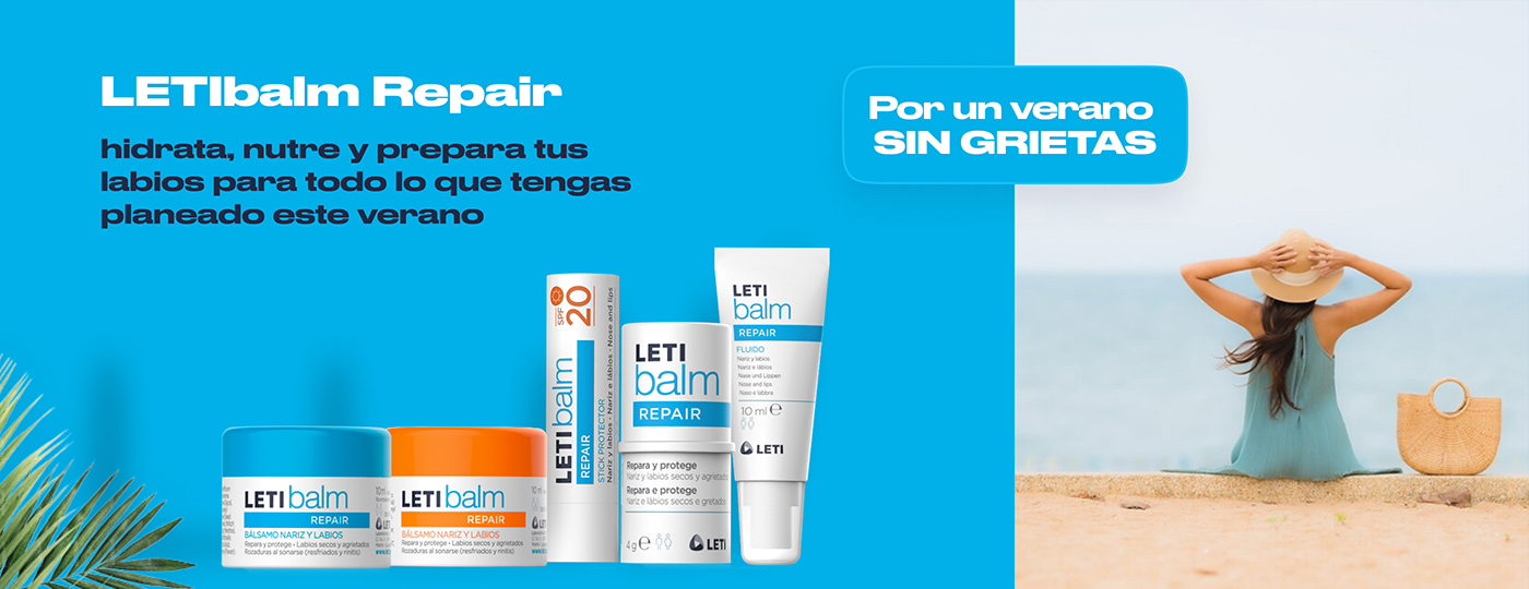 Reparación productos LETIbalm | Dermatología | LETI Pharma